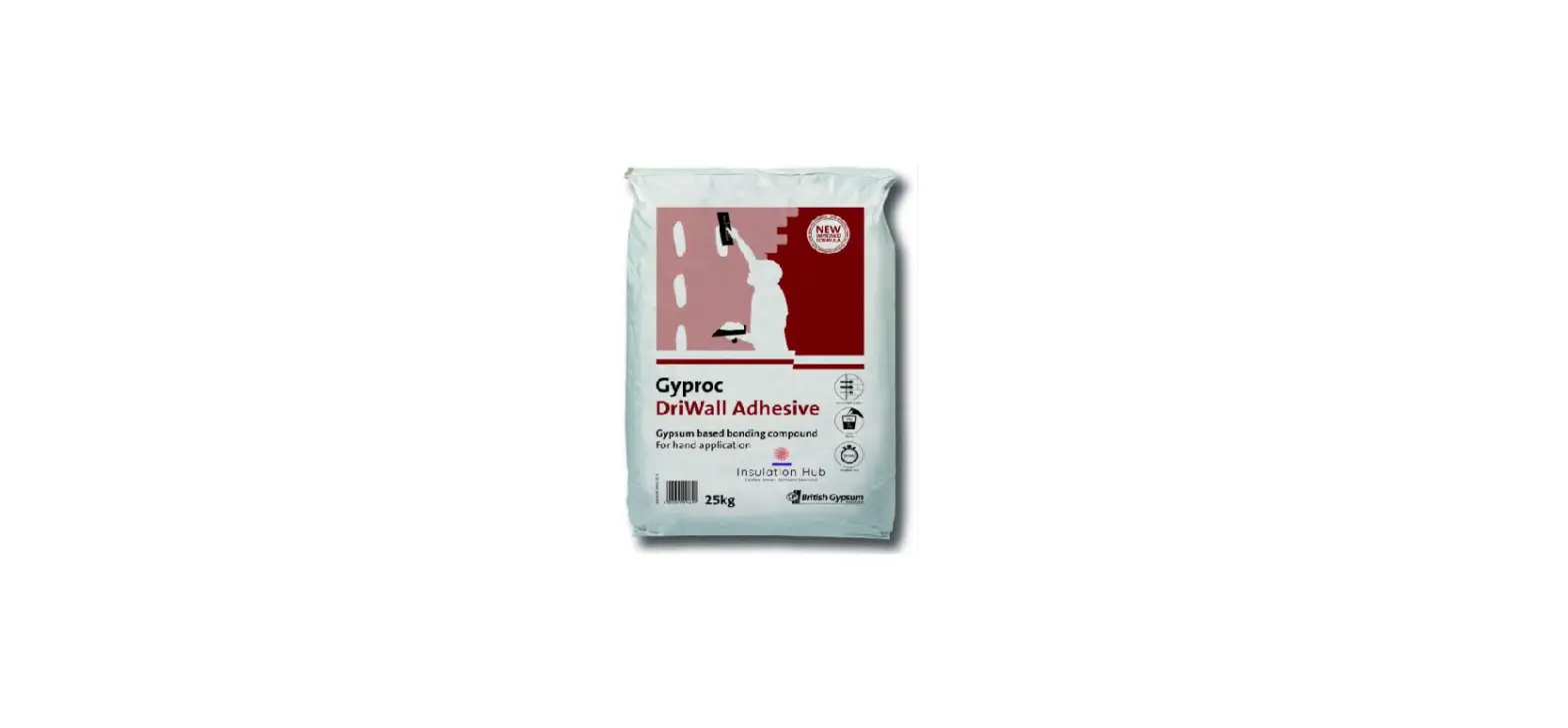 British Gypsum Gyproc Driwall Adhesive Installation Guide (+ PDF)