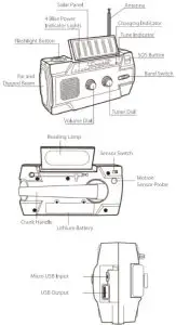 Fospower Fospwb Solar Crank Radio For Emergency User Manual (+ pdf ...