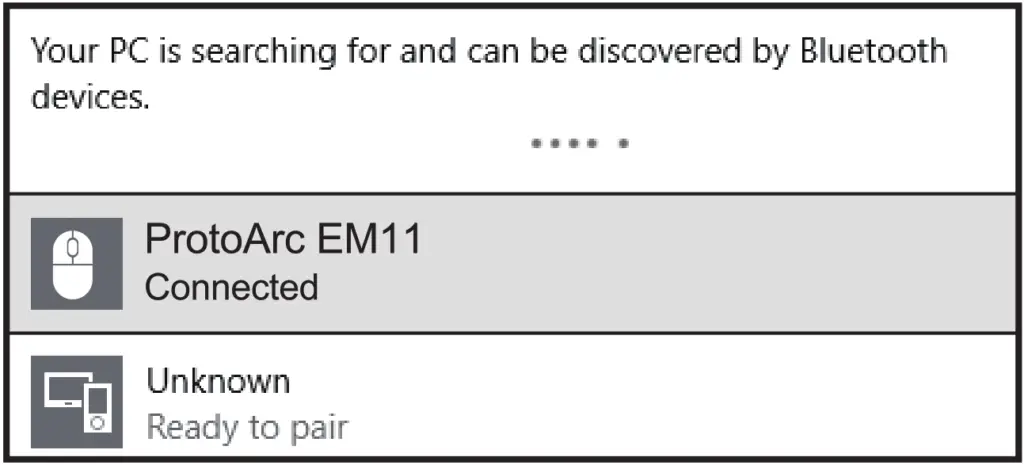 Protoarc Em11 Bluetooth Vertical Ergo Mouse User Manual | Manualsee