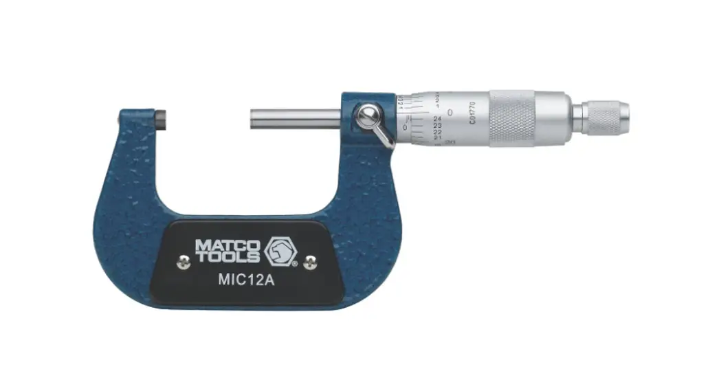 Matco Tools Micset4a 4 Piece 0-4 Outside Micrometer Set Instruction ...