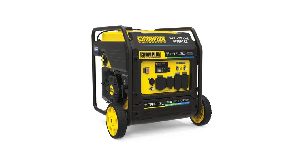 Champion Power Equipment 201176 9000 Watt Tri Fuel Inverter With Co ...